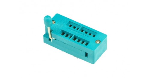 ZIF socket for PDIP 7+7- ZIF socket for integrated PDIP with 7+7 pin ...